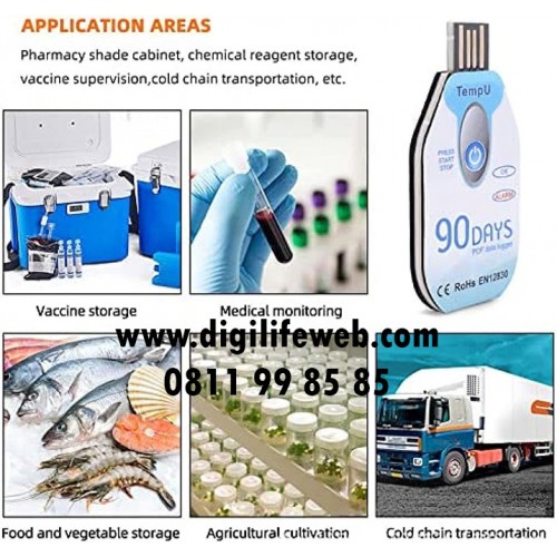 Temperature Data Logger Tzone TempU 90 Days Temperature Data Logger Tzone TempU 90 Days